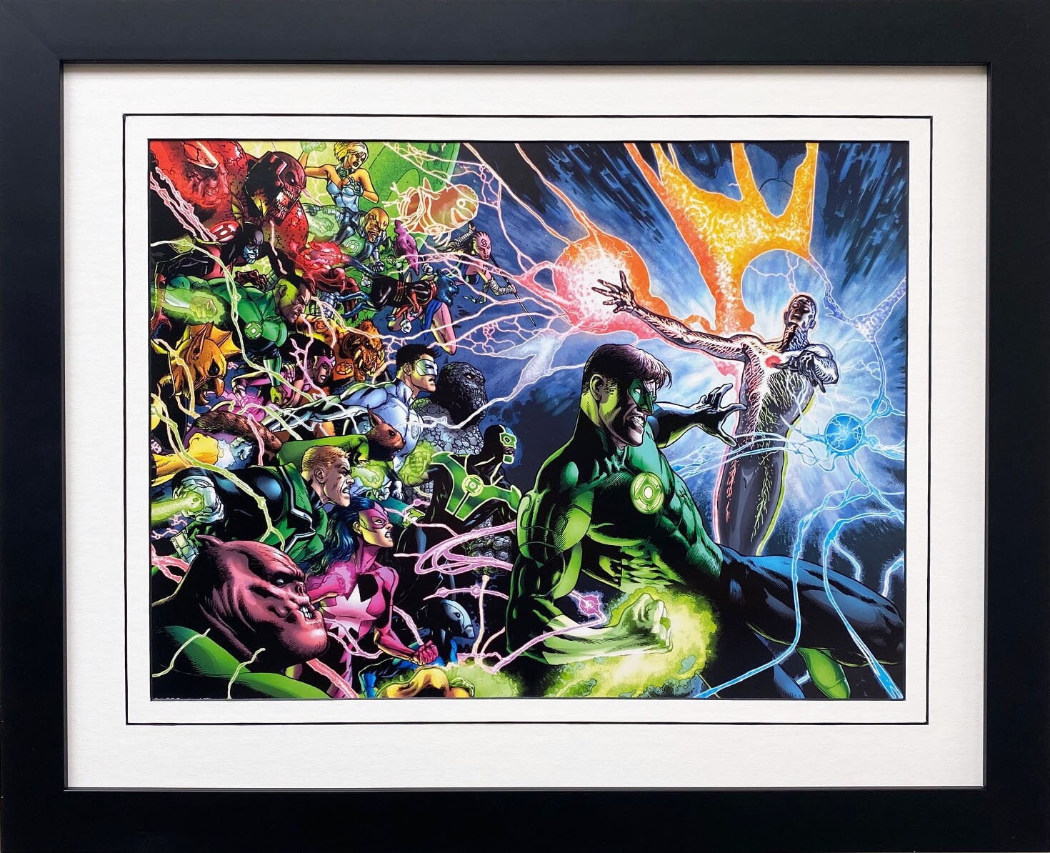DC "Green Lantern Vol 5 #20" CUSTOM FRAMED Matted Comic Book Poster Generic - Walmart.com