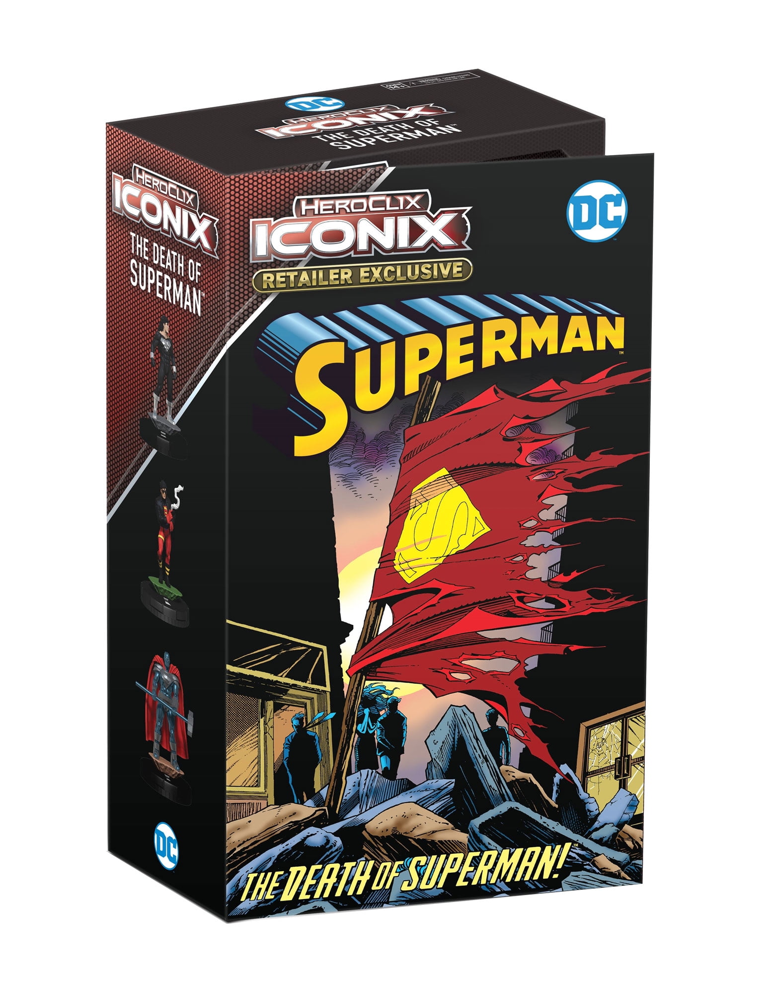 WizKids DC HeroClix Iconix, Legacy of Superman Figures, Collector's ...