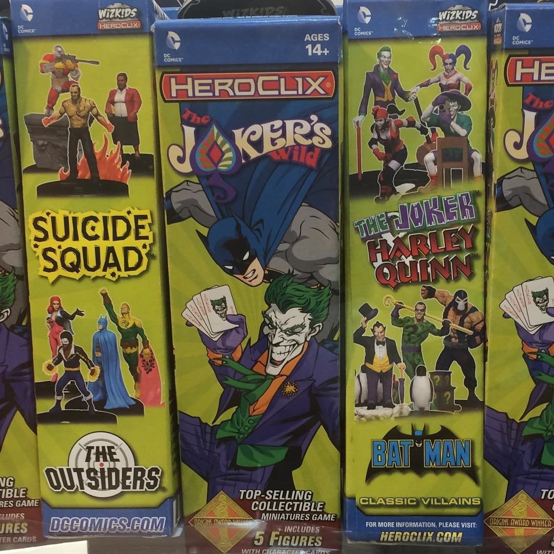 DC Heroclix: The Joker's Wild! Booster Brick 10 Count Wizkids 72504 ...