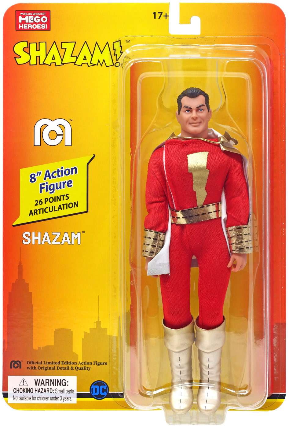 Mego DC Heroes Shazam! 8-Inch Gold Action Figure with 26 Point ...