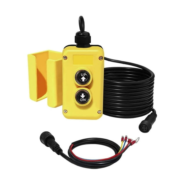 DC House 4 Wire Dump Trailer Control Switch for Double Acting Hydraulic ...