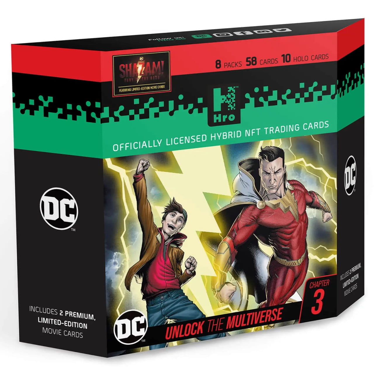DC | Hro Chapter 3: 8-Pack Premium Starter Box, 58 Hybrid Digital Trading Cards - Walmart.com
