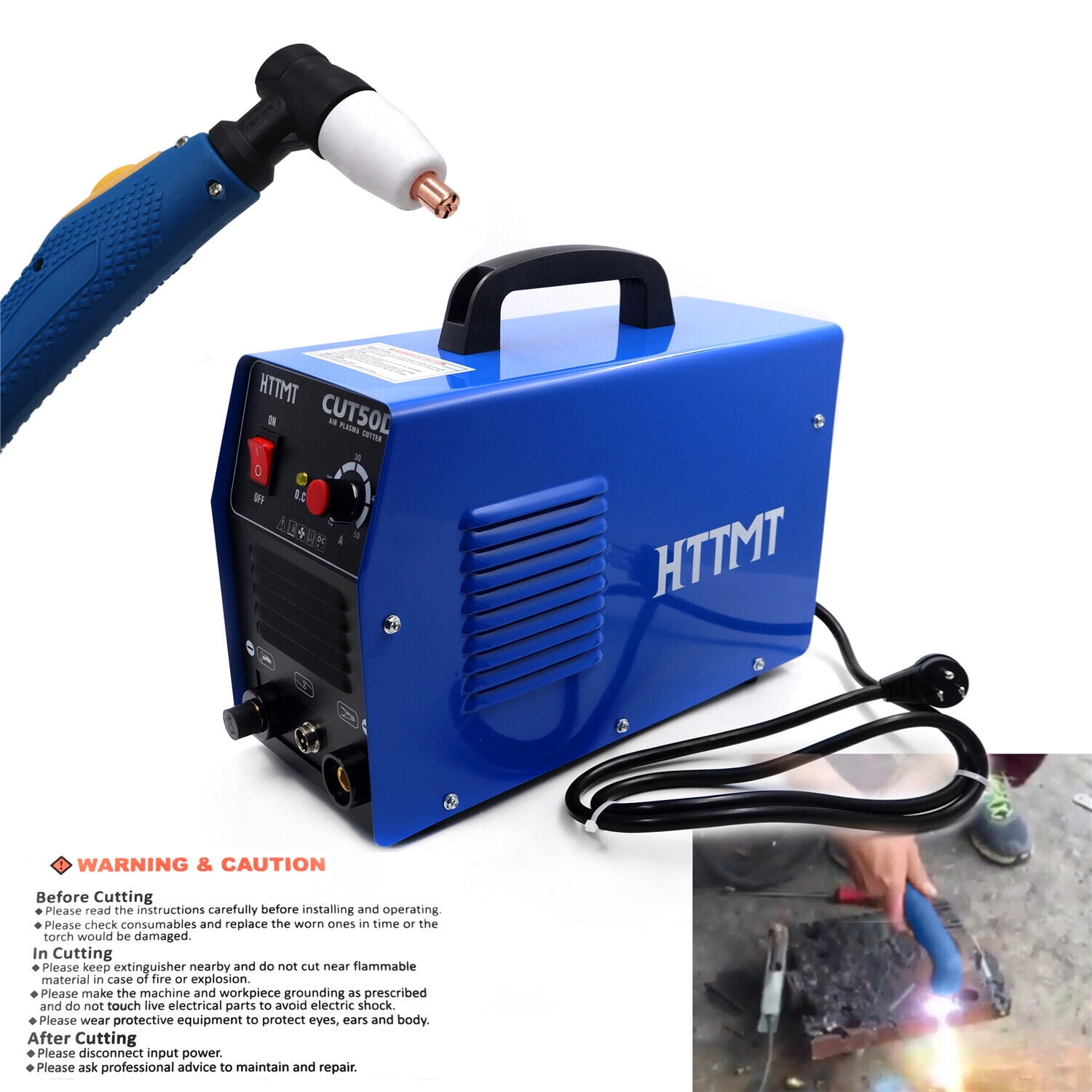 DC Inverter Plasma Cutter Cutting Machine Dual Voltage 110V/220V CUT ...