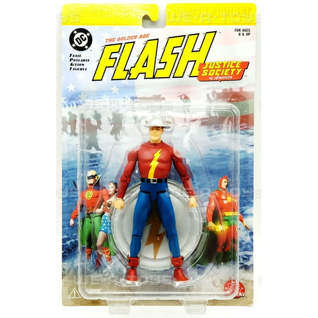 DC Justice Society The Golden Age Flash Action Figure 2000 NRFP ...