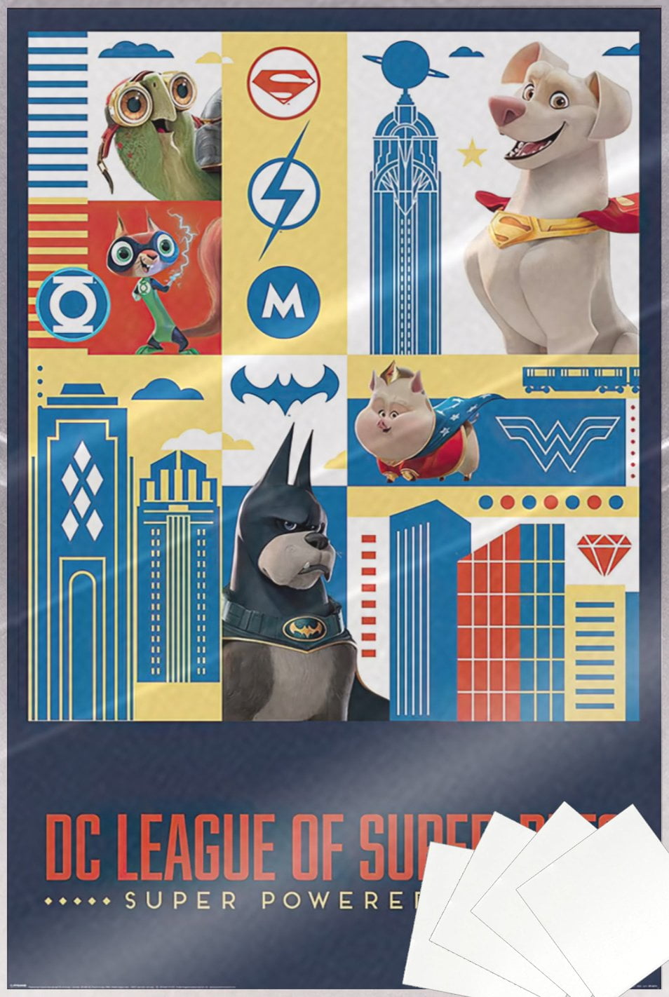 DC League Of Super-Pets - Movie Poster (Character Montage) (Size: 24" x ...