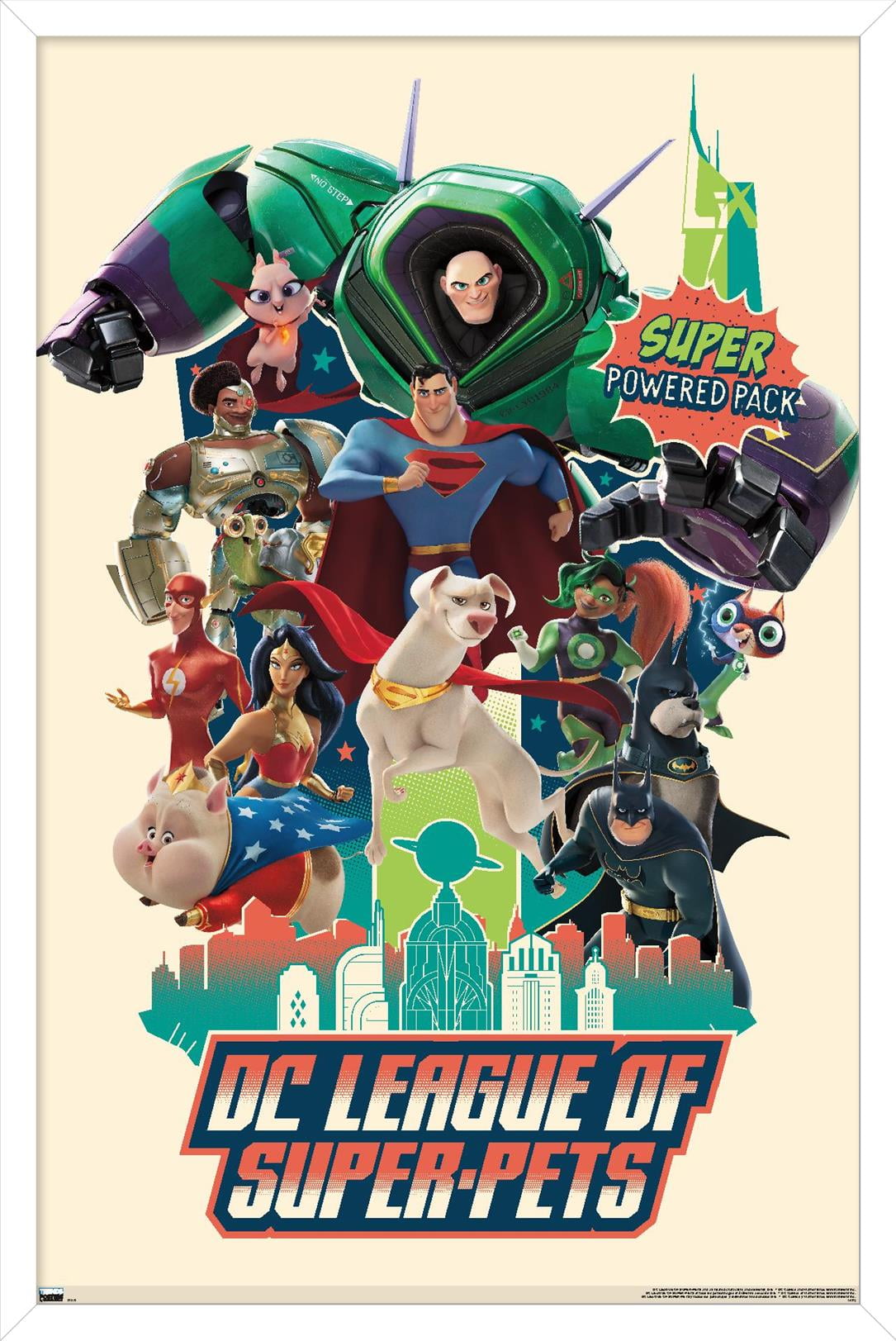 DC League of Super-Pets - Partners Wall Poster, 14.725" x 22.375 ...