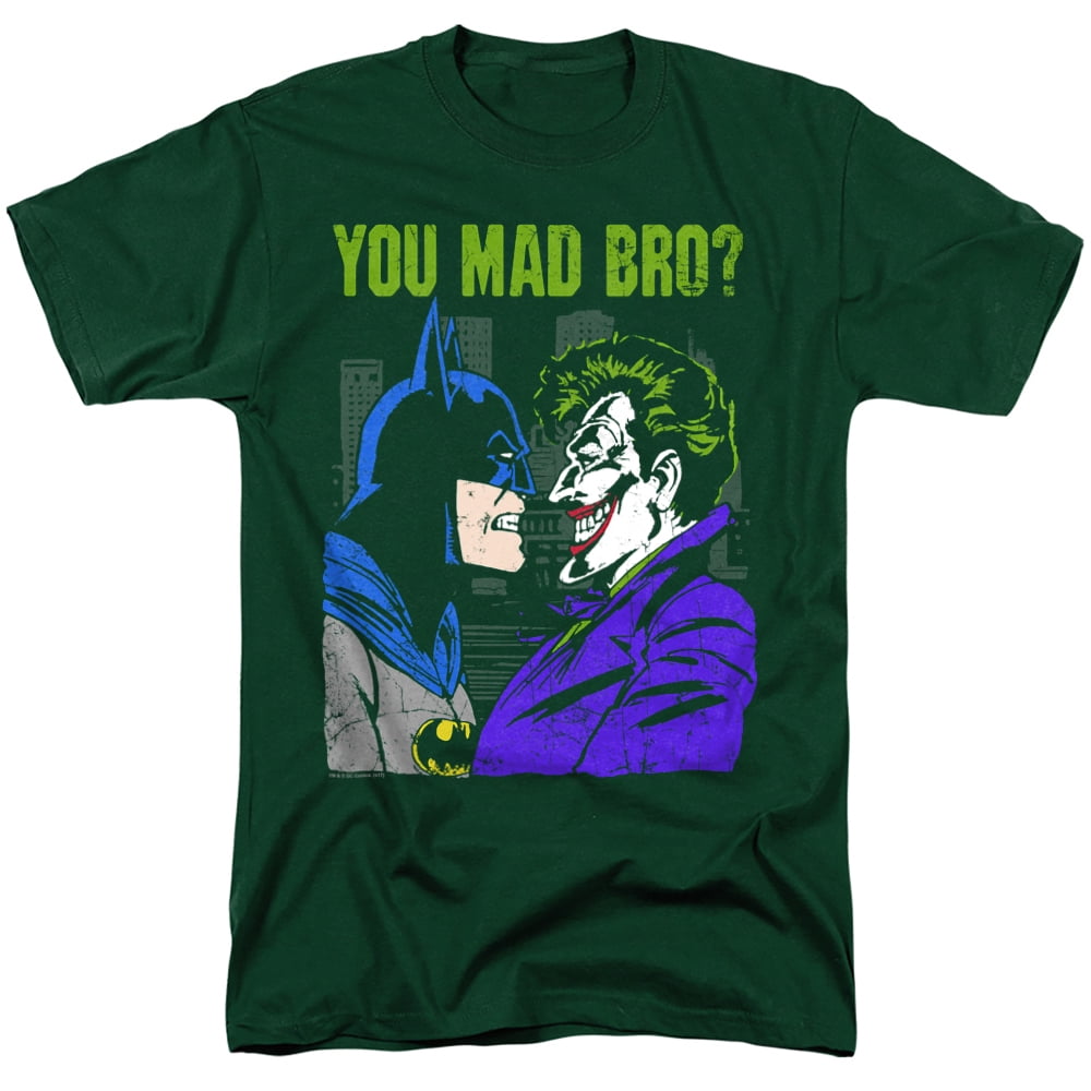 DC Mad Bro Unisex Adult T Shirt, Hunter Green, 2X-Large - Walmart.com