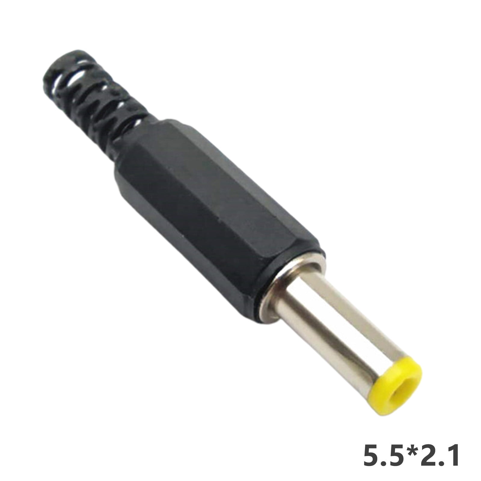 Dc Male Head Easy To Install 5 Pack Dc Male Head With 55*21Mm Or 55 ...