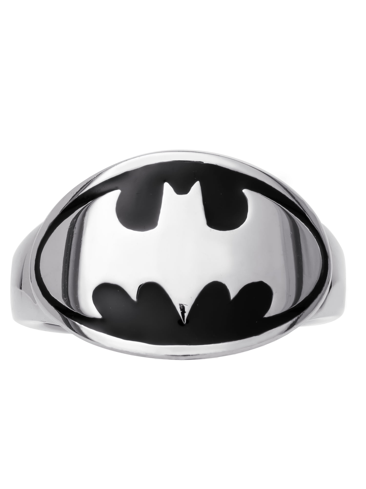 DC Men's Comics Batman Men's Stainless Steel Logo Ring, Size 10 ...