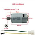 DC Motor For Kids Electric Car 550 RS390 RS380 RS550 12V 6V DL555 24V ...