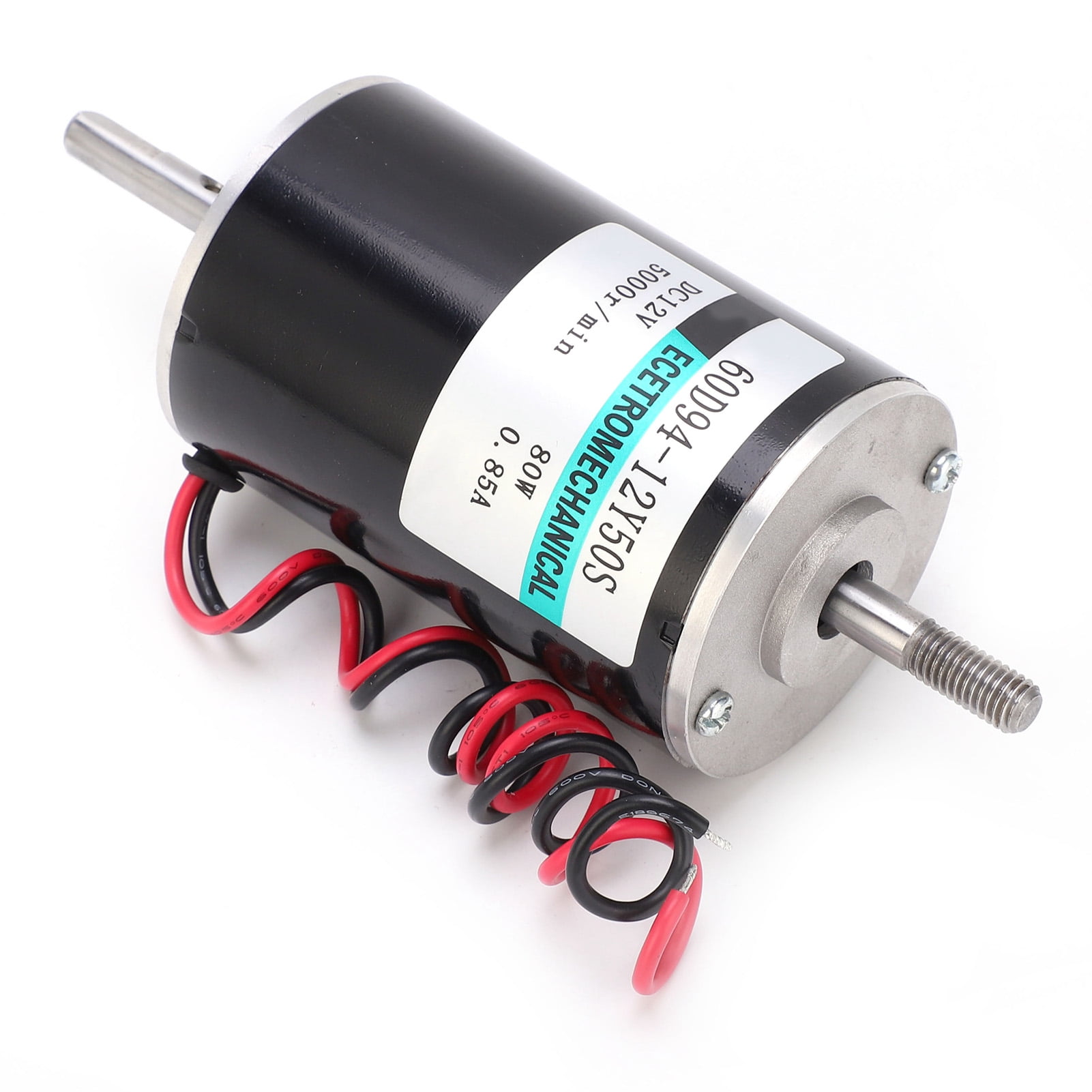 DC Motor HighSpeed 80W Micro CW CCW Double Output Shaft Speed ...