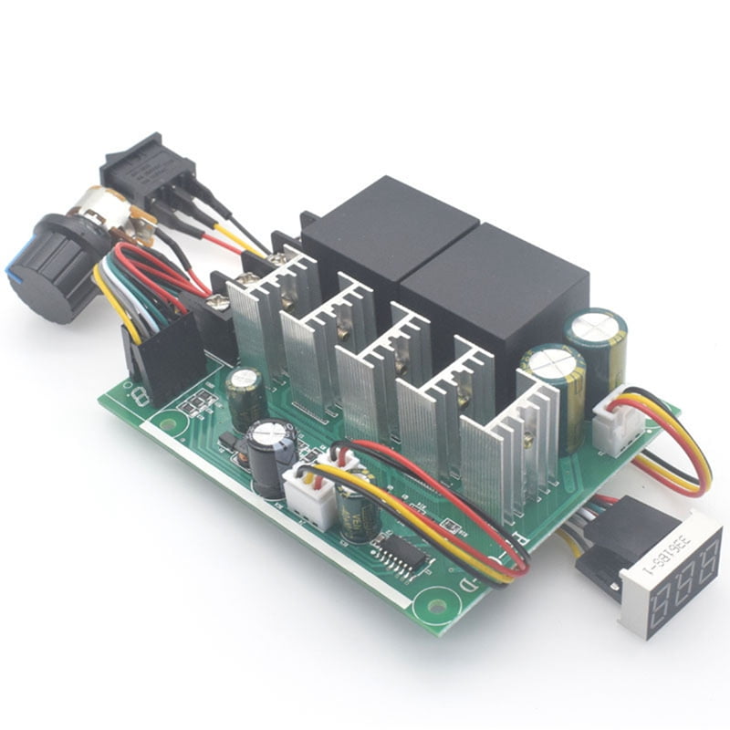 DC Motor PWM Speed Controller with Digital Display Adjustable 0-100% Drive Module Input MAX60A ...