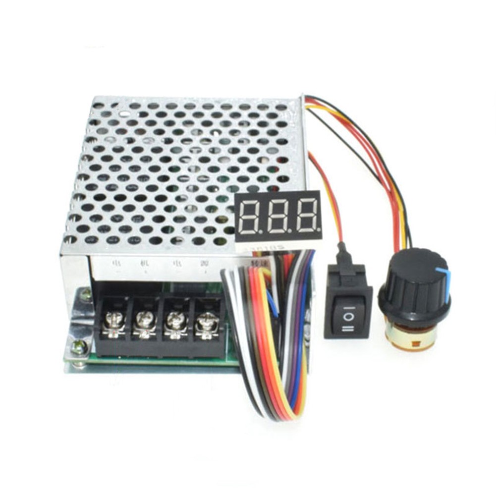 DC Motor Speed Controller DC 10V-55V 40A Brush Motor with Forward ...
