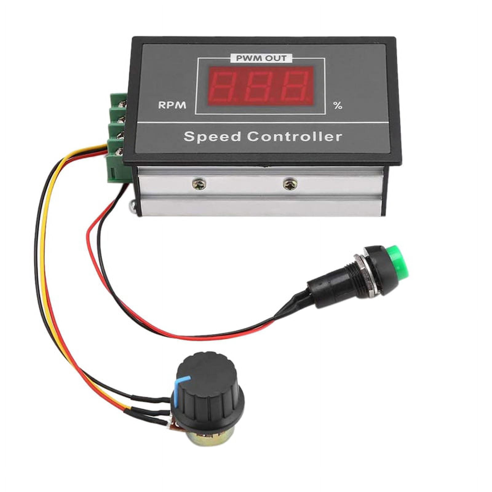 DC Motor Speed Controller DC 6-60V 12V-48V 30A PWM Adjustable Stepless ...