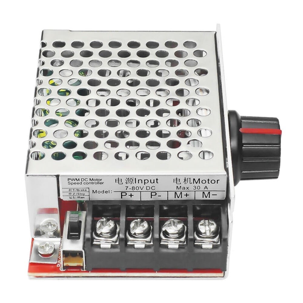 DC Motor Speed Controller, PWM Controller 7-70V 30A, Adjustable PWM Motor Speed Regulator for ...
