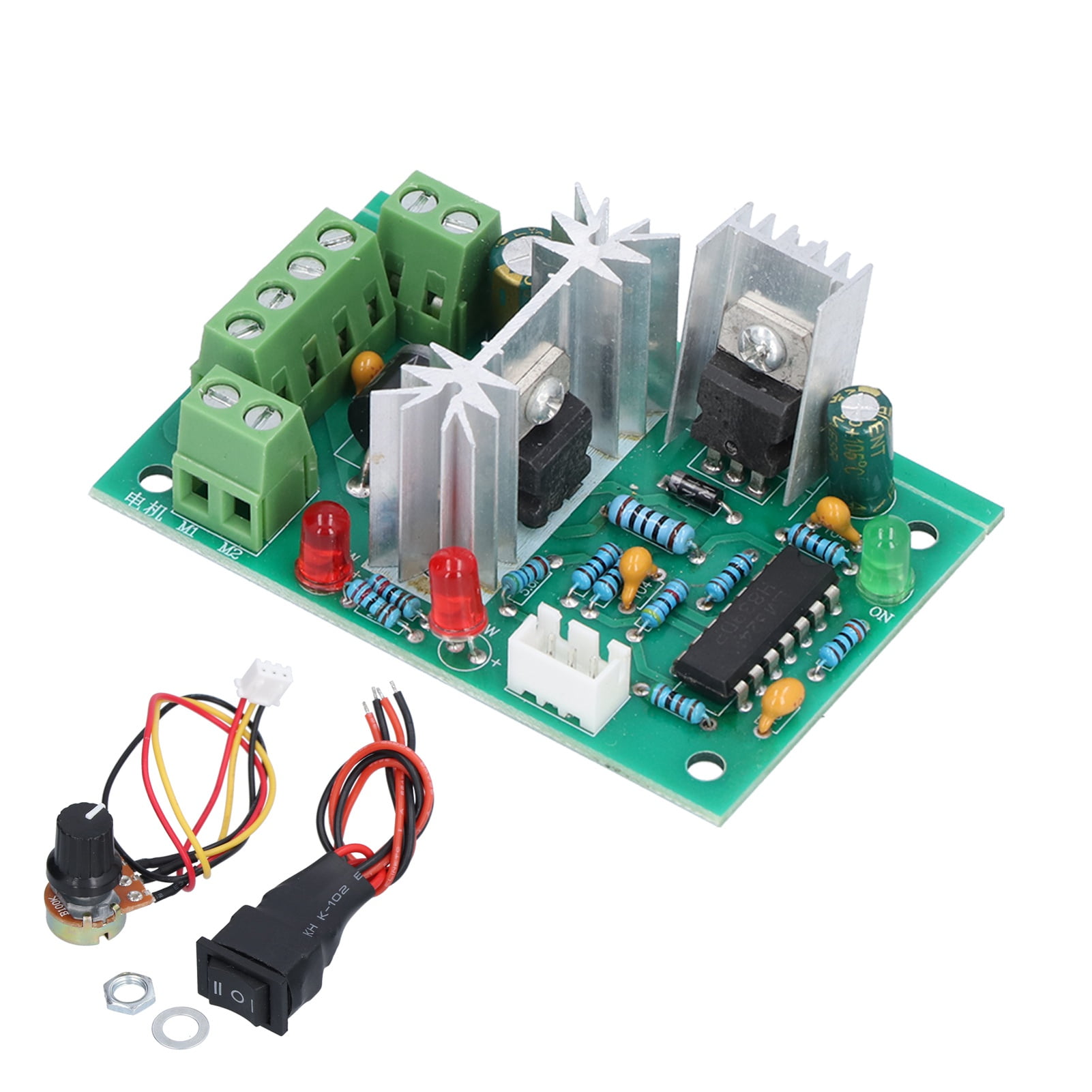 DC Motor Speed Controller PWM Technology High Conversion Efficiency Wide Speed Range Motor ...