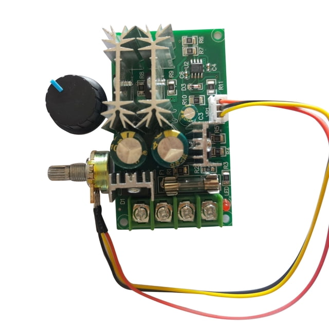 DC Motor Speed Regulator 20A Current Control for 10-60V Motors, 1200W ...