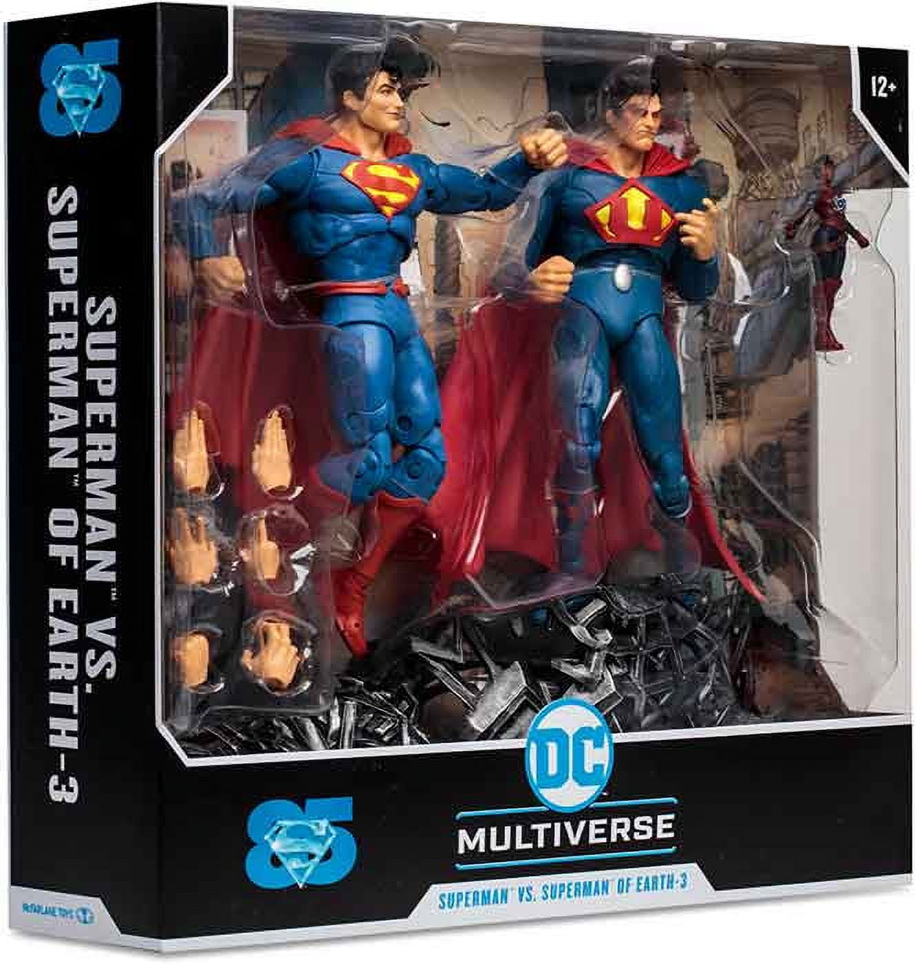 DC Multiverse 7 Inch Action Figure 2-Pack - Superman vs Ultraman (Earth ...