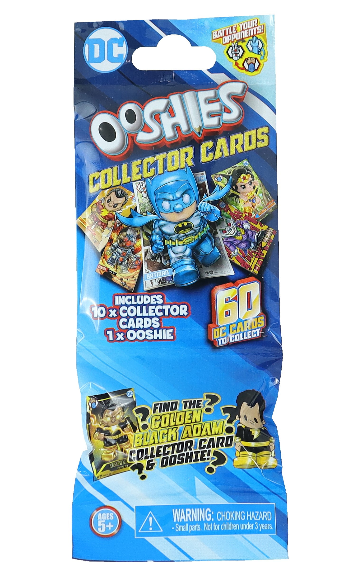 DC Ooshies Collector Cards, 10 Collector Cards, 1 DC Ooshies, for Child ...