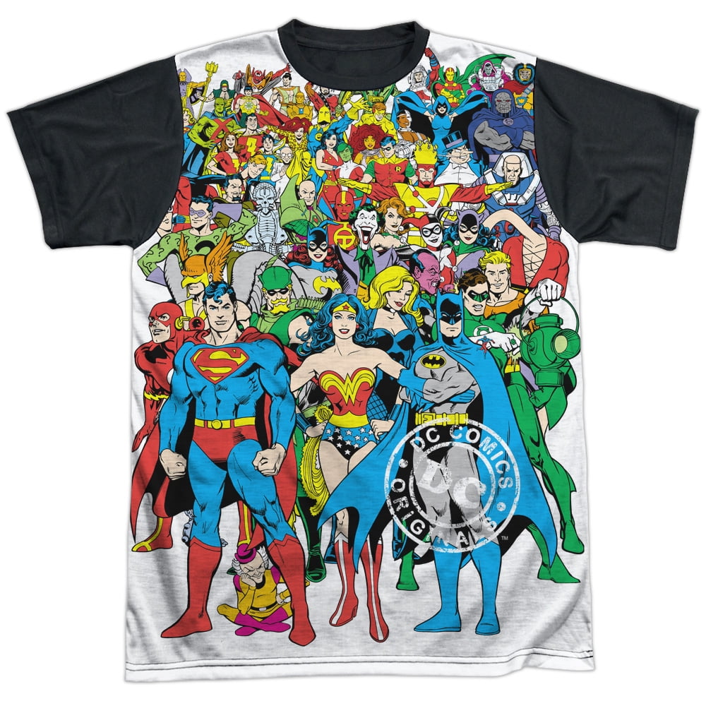 DC Original Universe Unisex Adult Halloween Costume Sublimated T Shirt ...