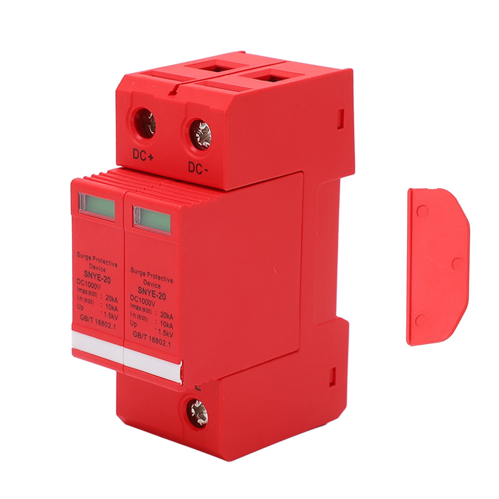 DC PV Surge Protector Fireproof Anti Corrosion Orange Surge Protective ...