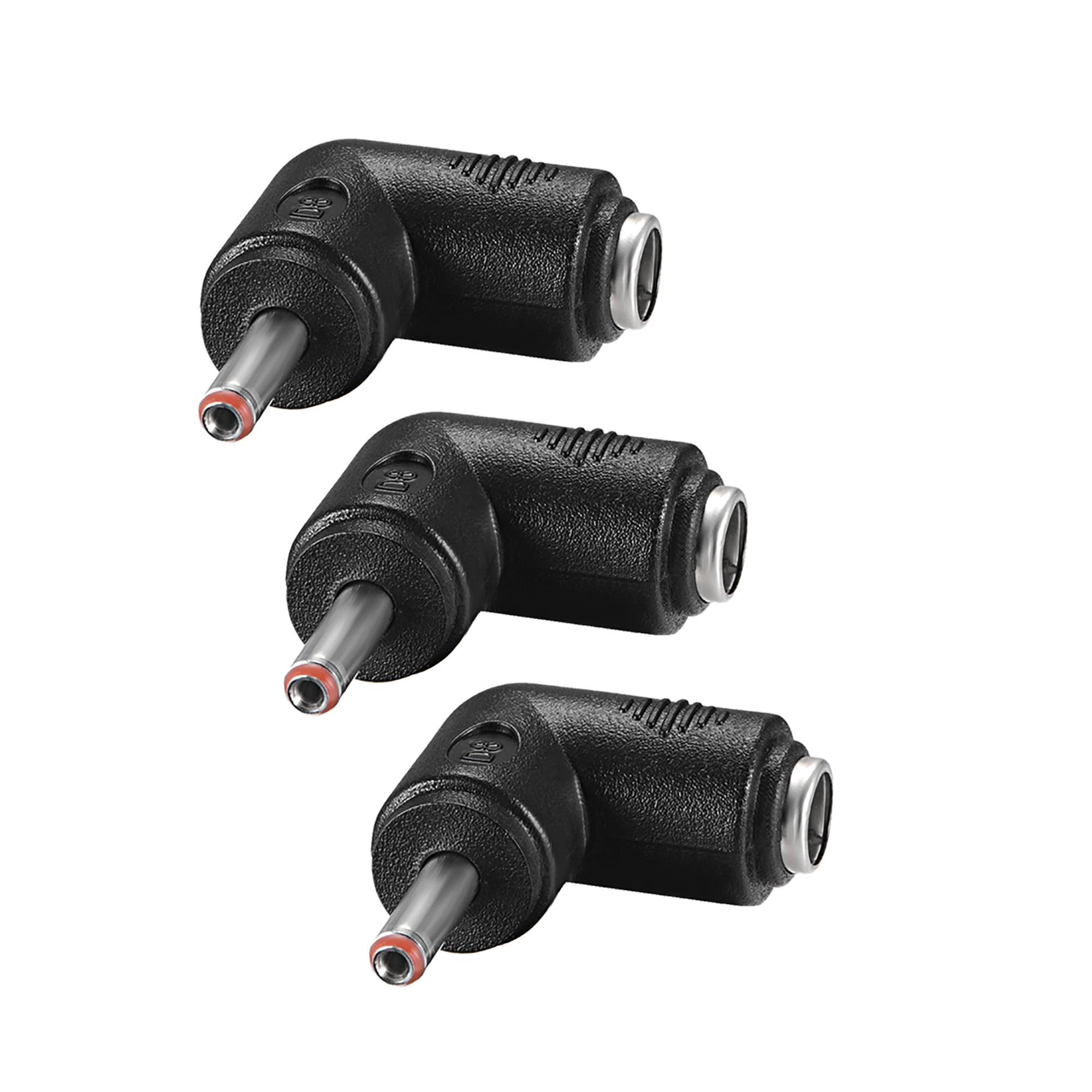 DC Power Connector Right Angle 5.5mm x 2.1mm to 3.5mm x 1.35mm 3Pcs ...