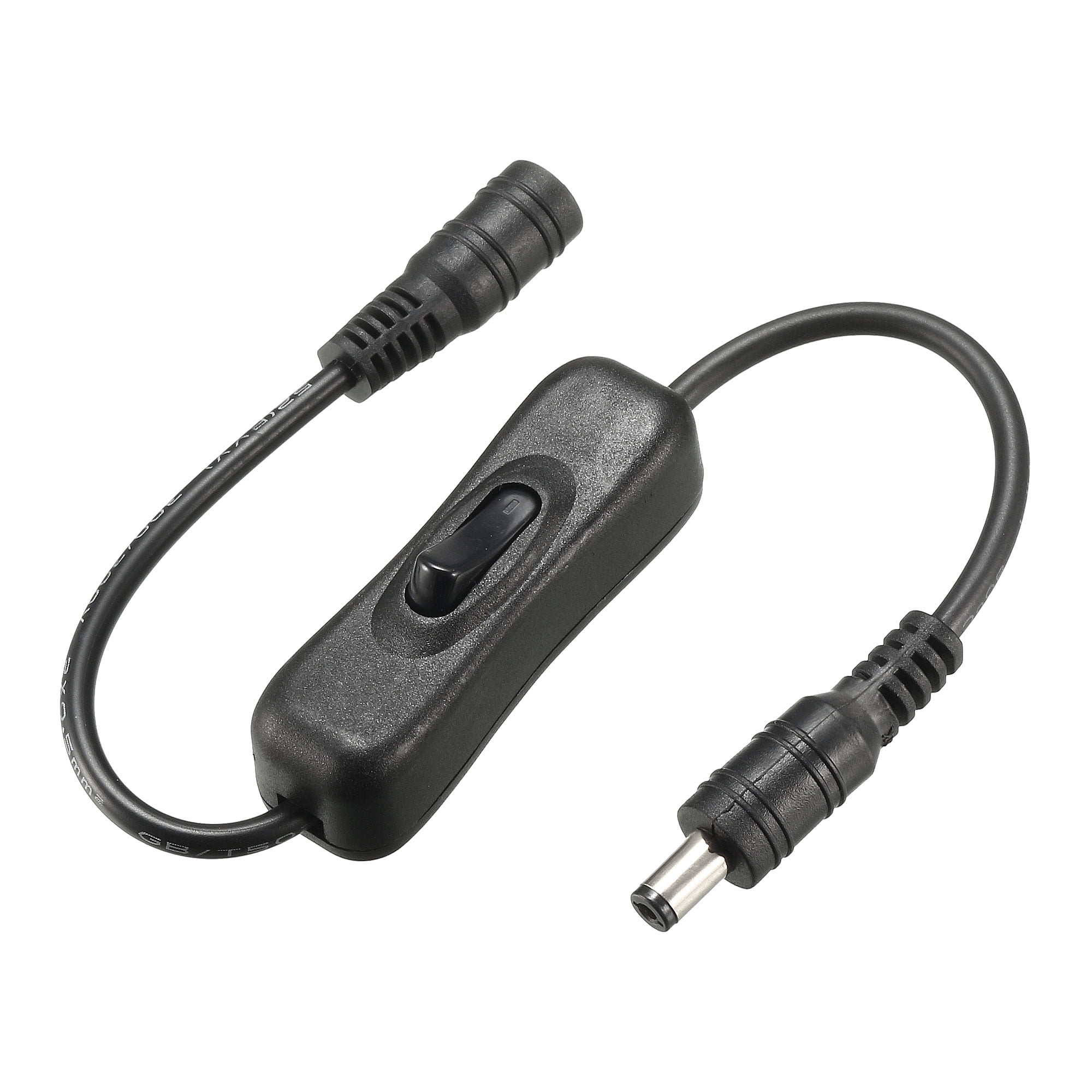 DC Power Splitter with Switch 1 Female to 1 Male 5.5mm x 2.1mm Y ...