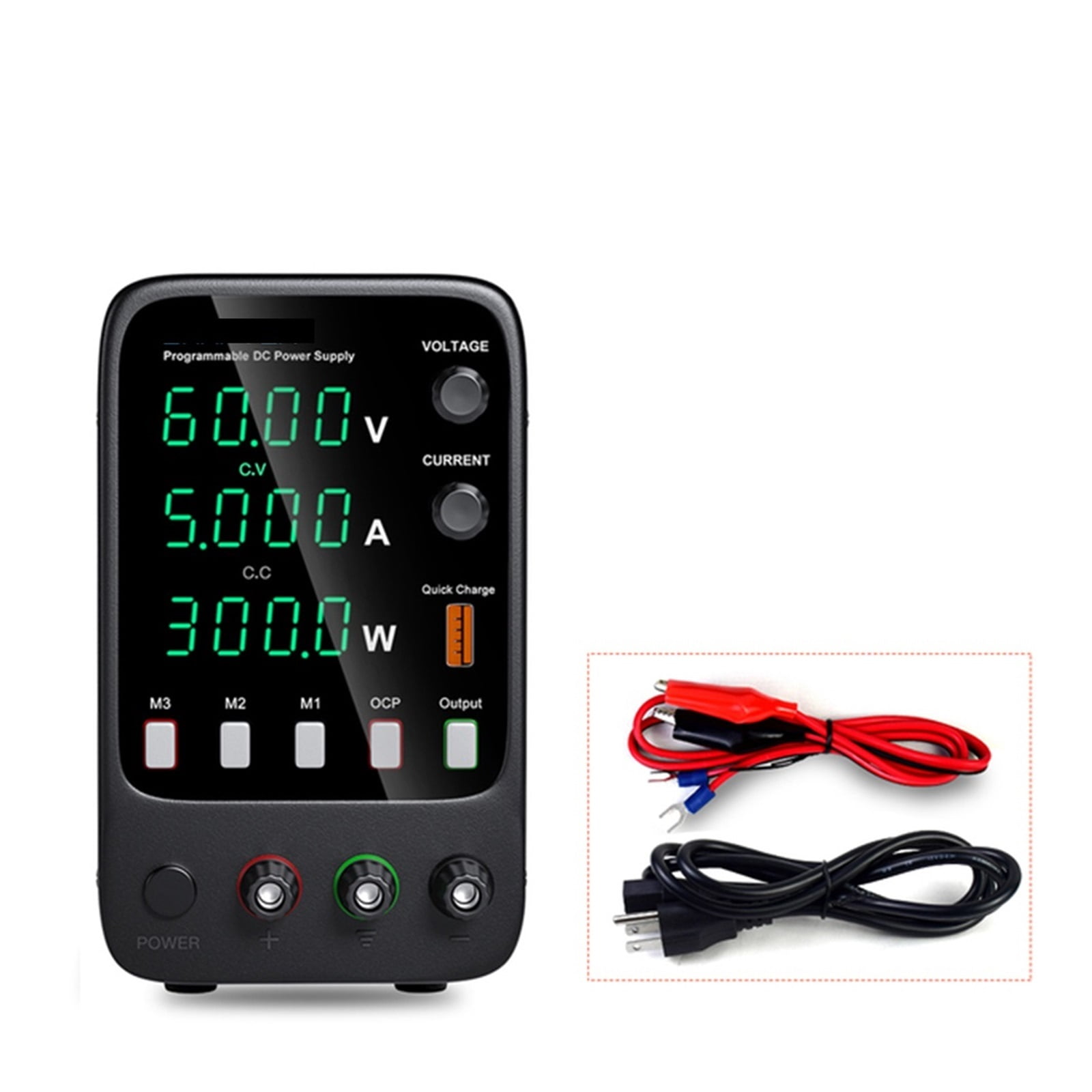 DC Power Supply 30V 10A Lab Programmable Memory Function Adjustable ...