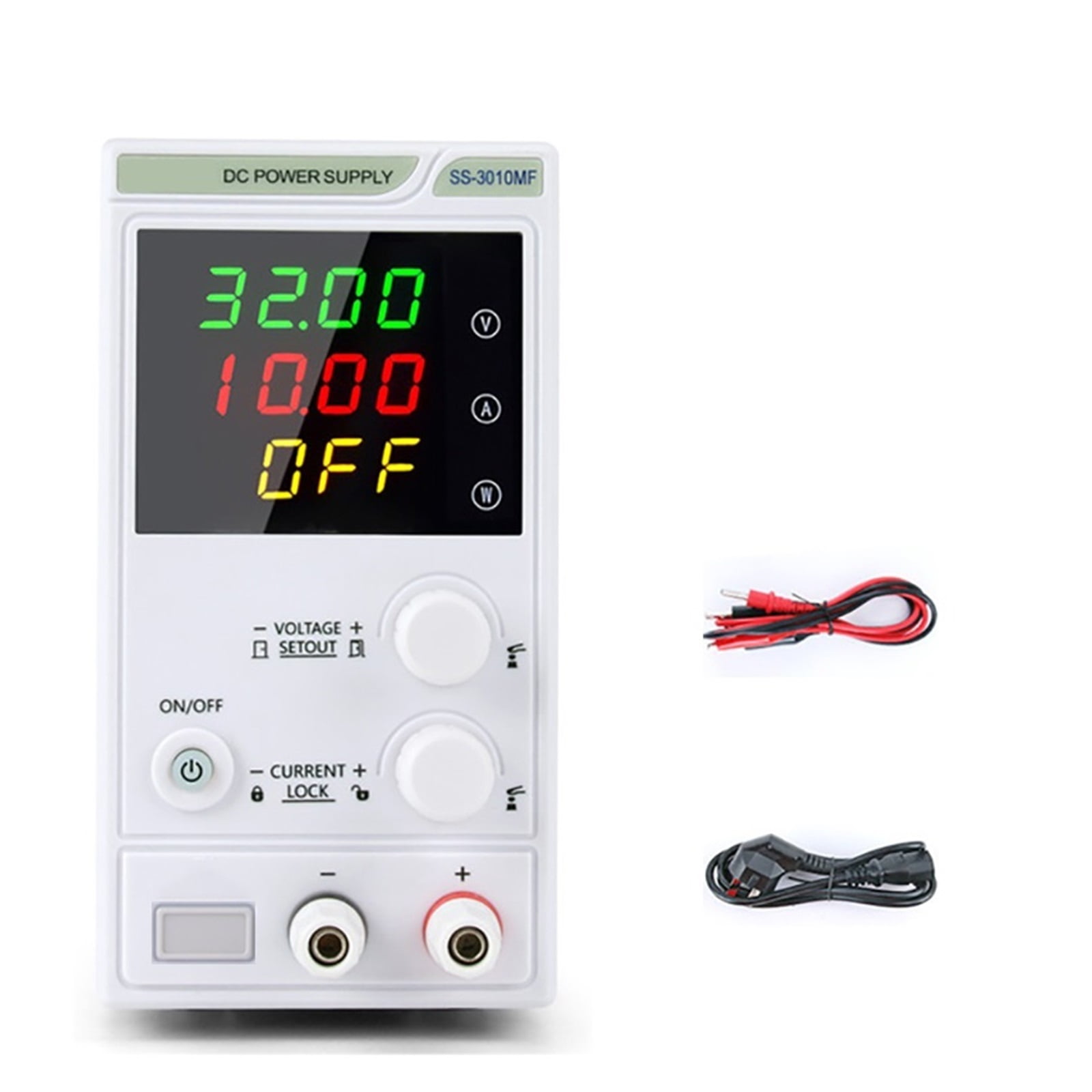 DC Power Supply Adjustable 80V 10A 300W LED Digital Lab Bench Power ...