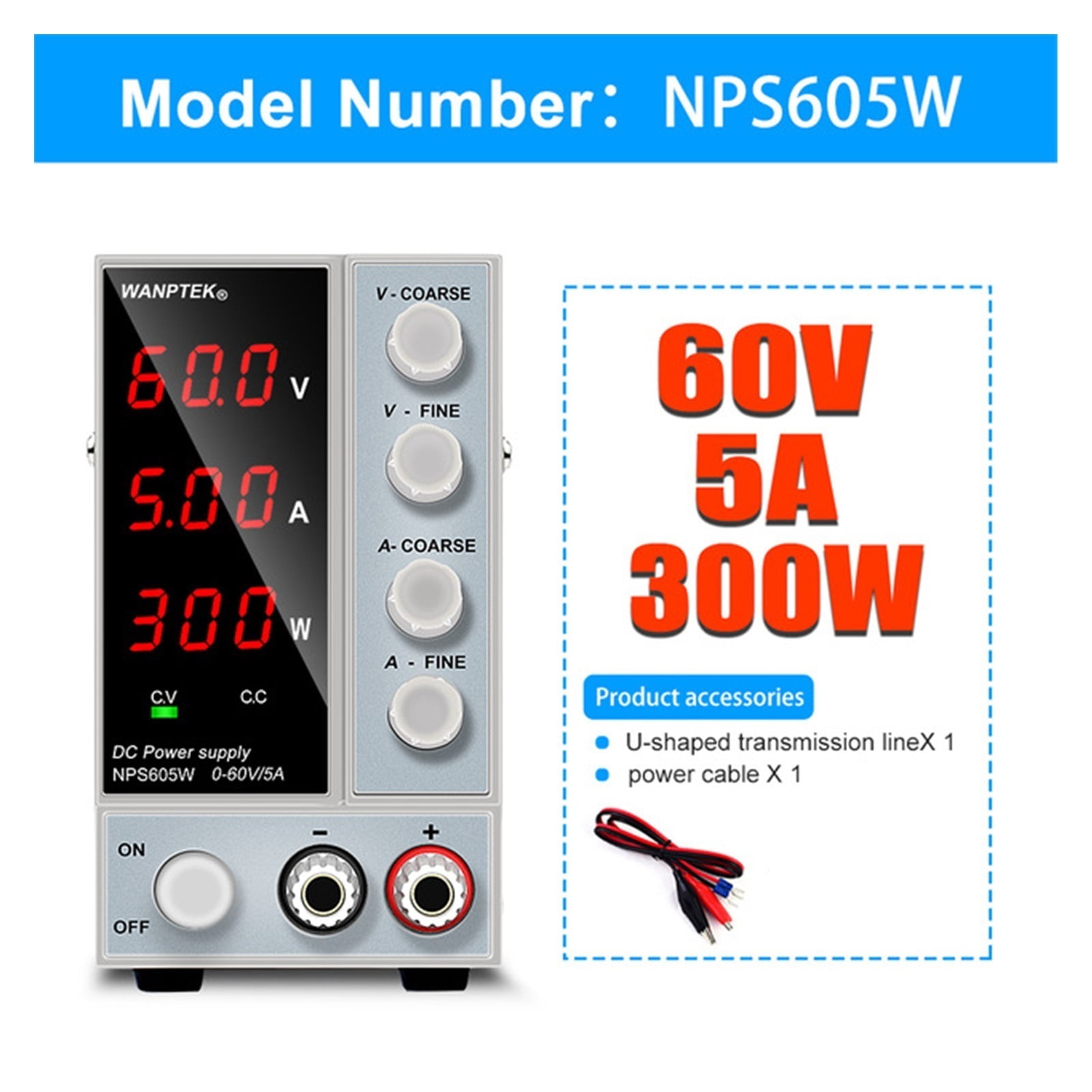 DC Power Supply Adjustable Regulated Switching Power Supply Led ...