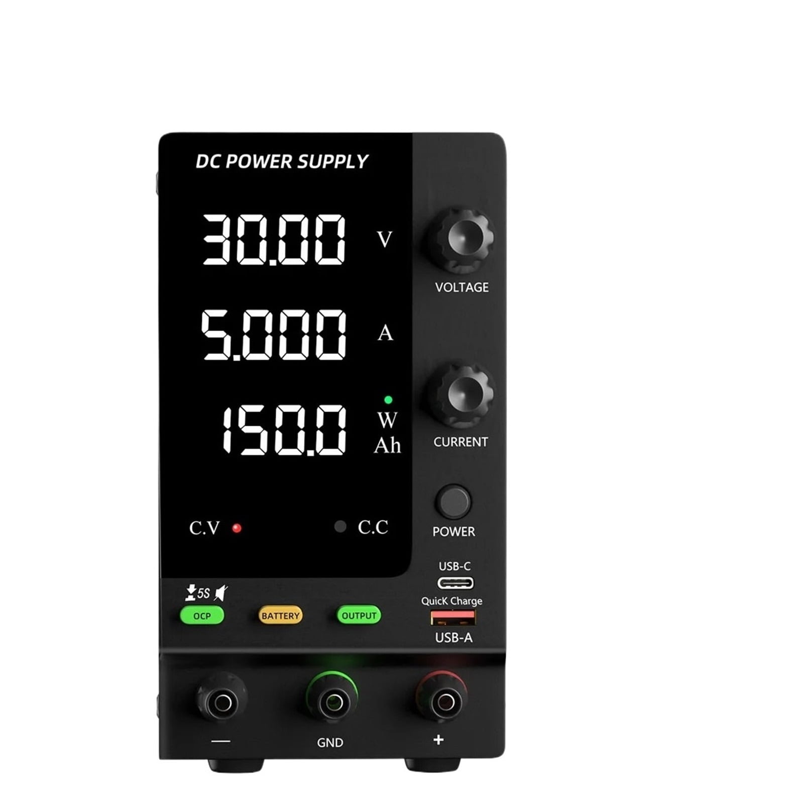 DC Power Supply,Adjustable Switching Regulated DC Bench Power Supply ...