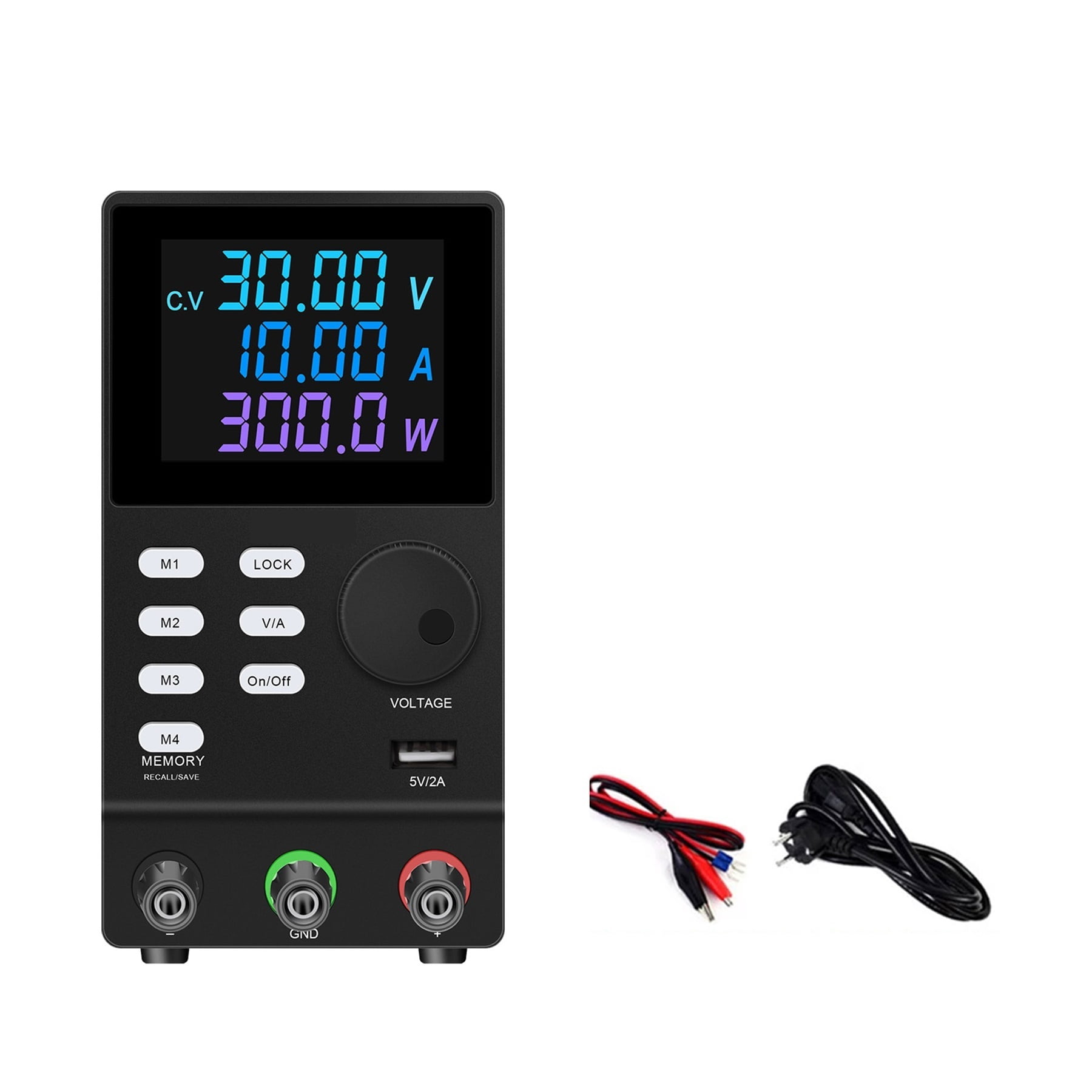 DC Power Supply Laboratory Maintenance Workbench 30V 10A Voltage ...