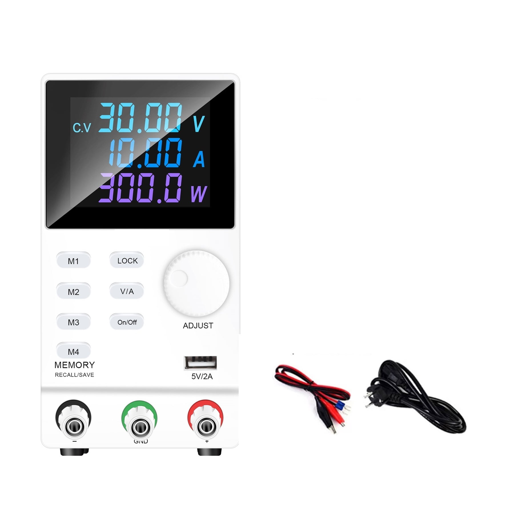 DC Power Supply Laboratory Maintenance Workbench 30V 10A Voltage ...