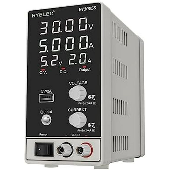 DC Power Supply Variable 30V 5A, Adjustable Switching Power Supply with ...