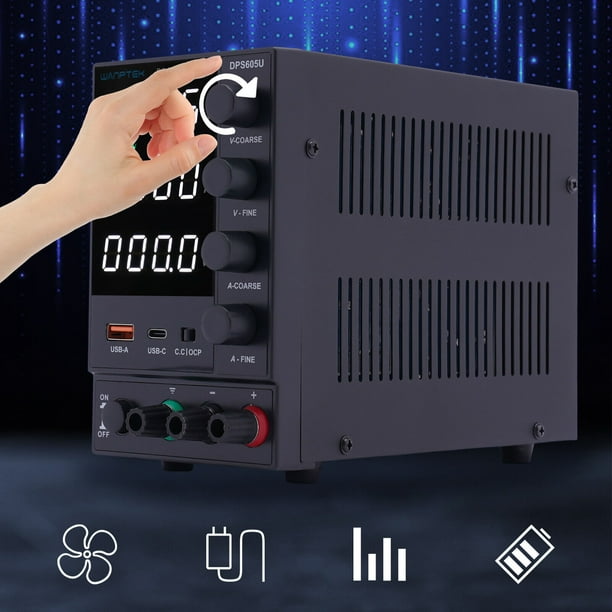 DC Power Supply Variable Adjustable Switching Bench Power Supply 60V 5A ...