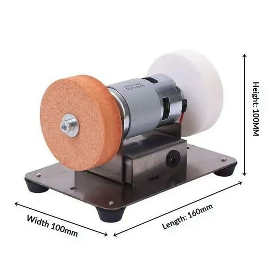 DC Powered Handheld Grinder and Sharpener 15cm x 10cm x 10cm Compact ...