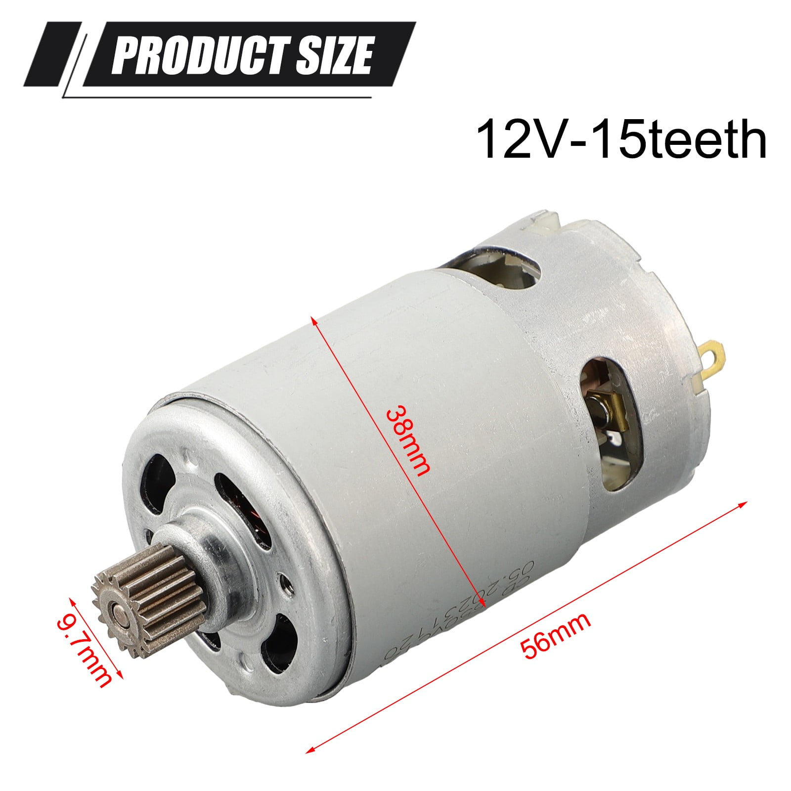 DC RS550 Motor 13teeth/15teeth replace for BOSCH TSR1080-2-LI GSR120LI ...