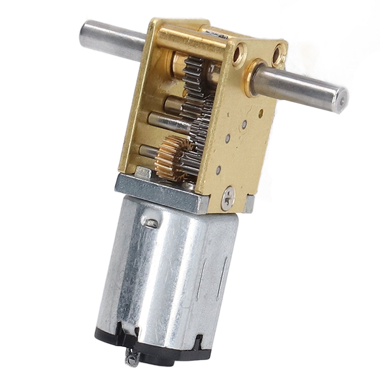 DC Reduction Motor,DC Gear Motor 34RPM Double Shaft Gear Speed ...