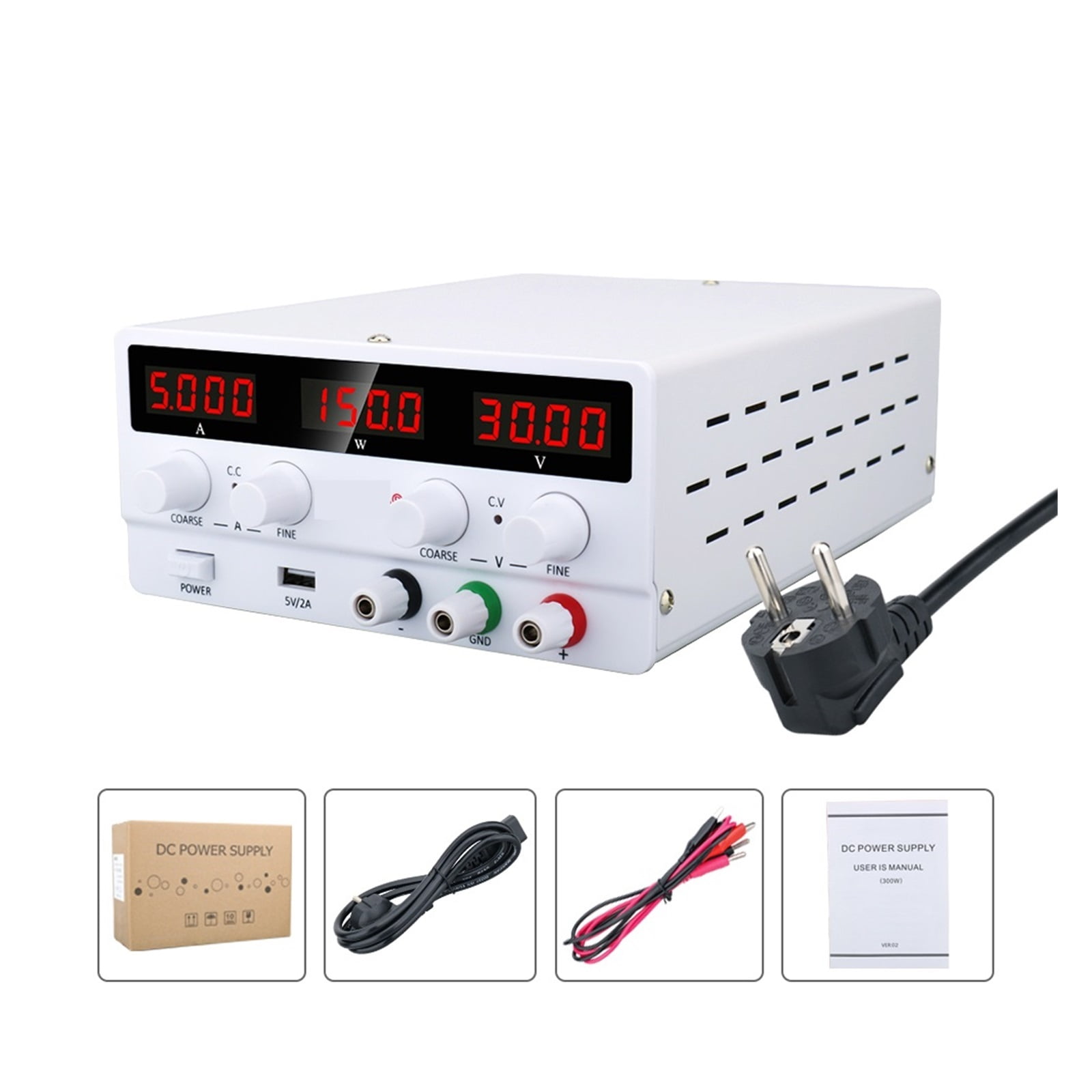 DC Regulated Laboratory Power Supply Voltage Regulator Switch ...