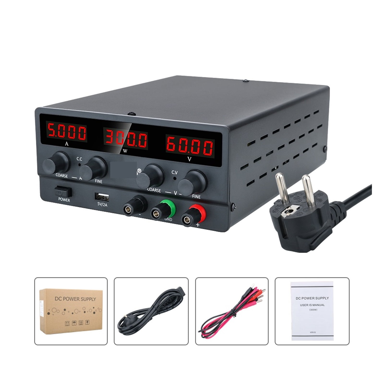 DC Regulated Laboratory Power Supply Voltage Regulator Switch ...