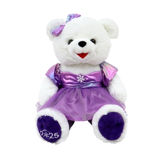 Snowflake Girl 2025 Teddy Bear Christmas Plush, White, 15", by Holiday ...