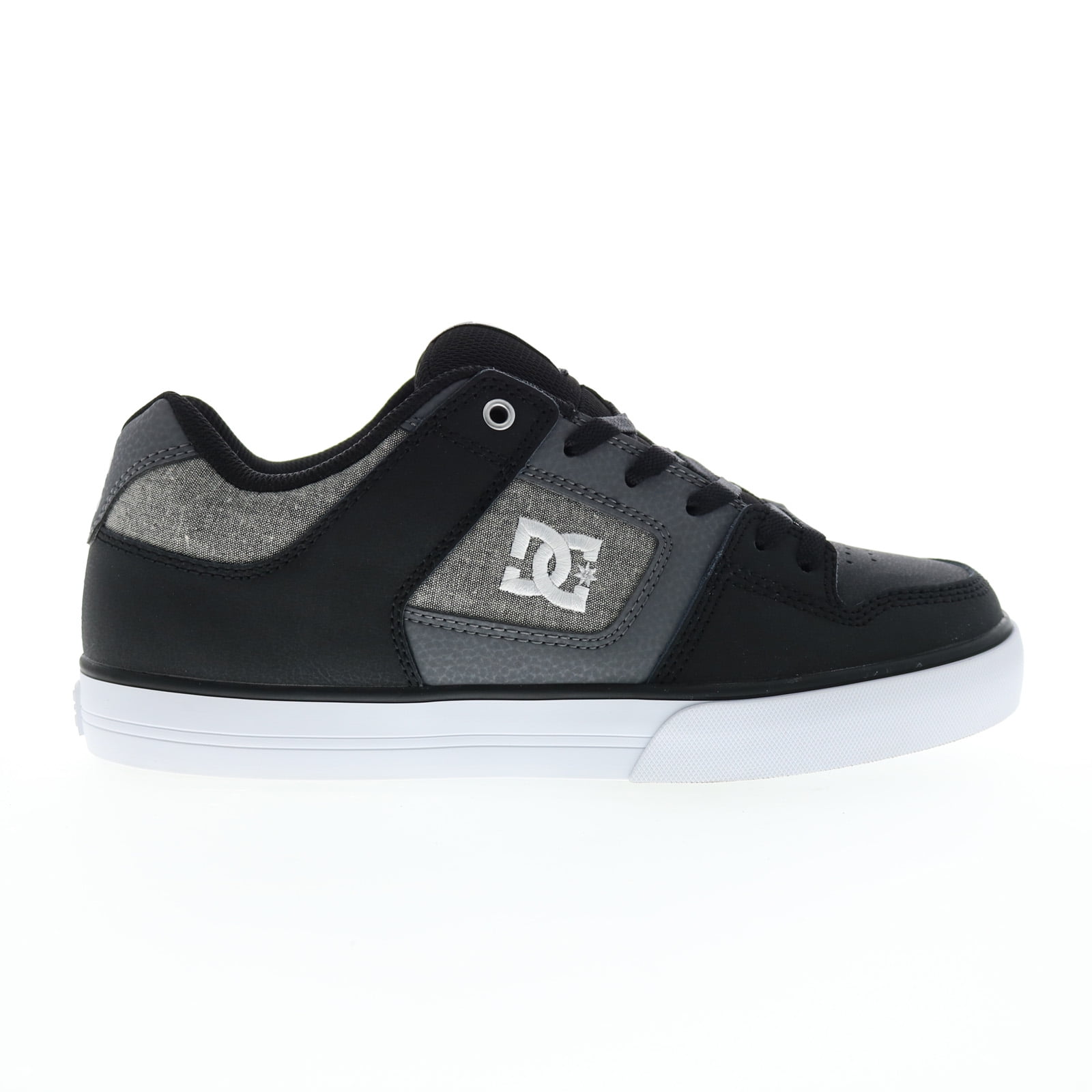 DC Shoes Men's Pure Shoes Black/White/Armor - 300660-KWA - Walmart.com