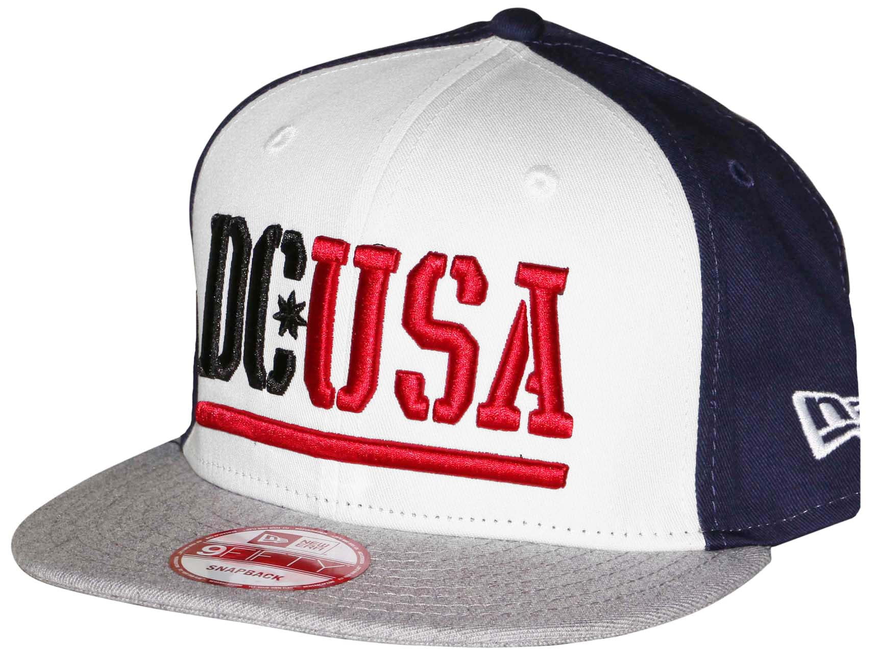 DC Shoes Men's Rob Dyrdek Bar 3 Skateboarding Hat Cap-Wht/Blu/Rd/Blk ...