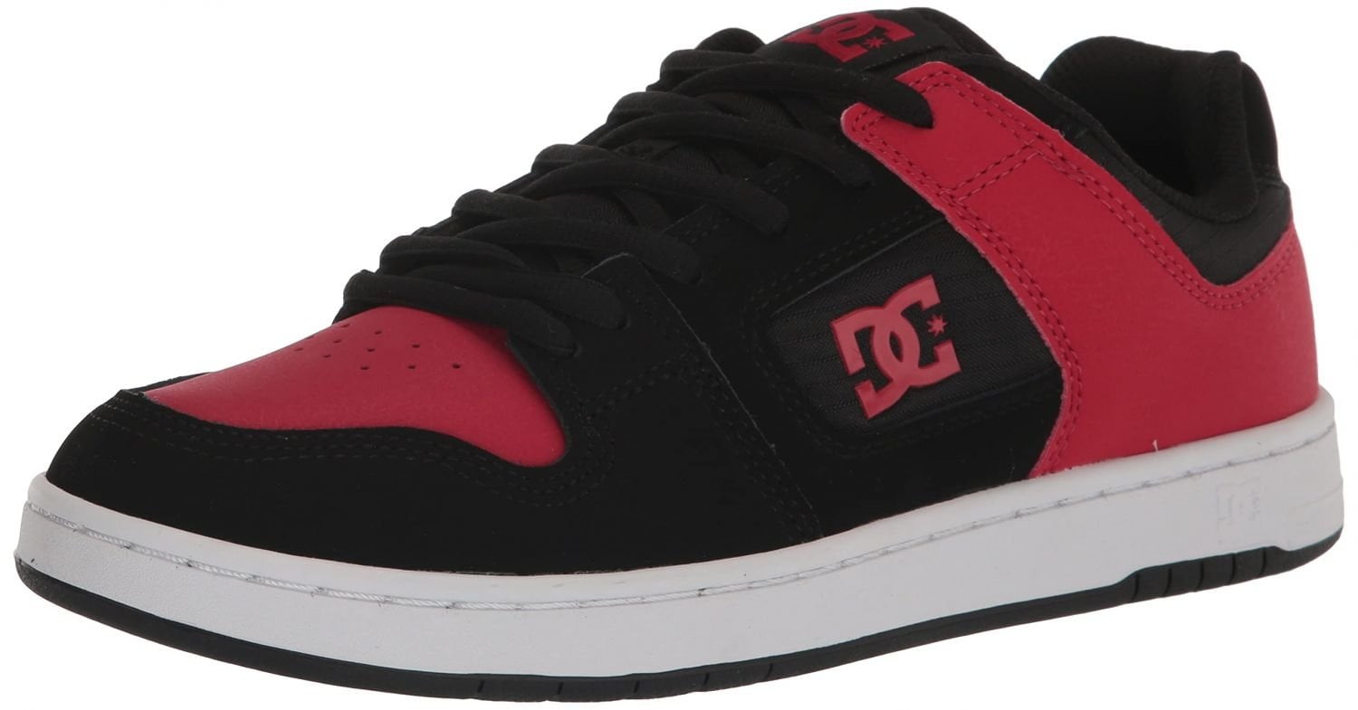 DC Shoes Mens Manteca 4, Black Blue Skate Sneakers, Nubuck Low Top ...