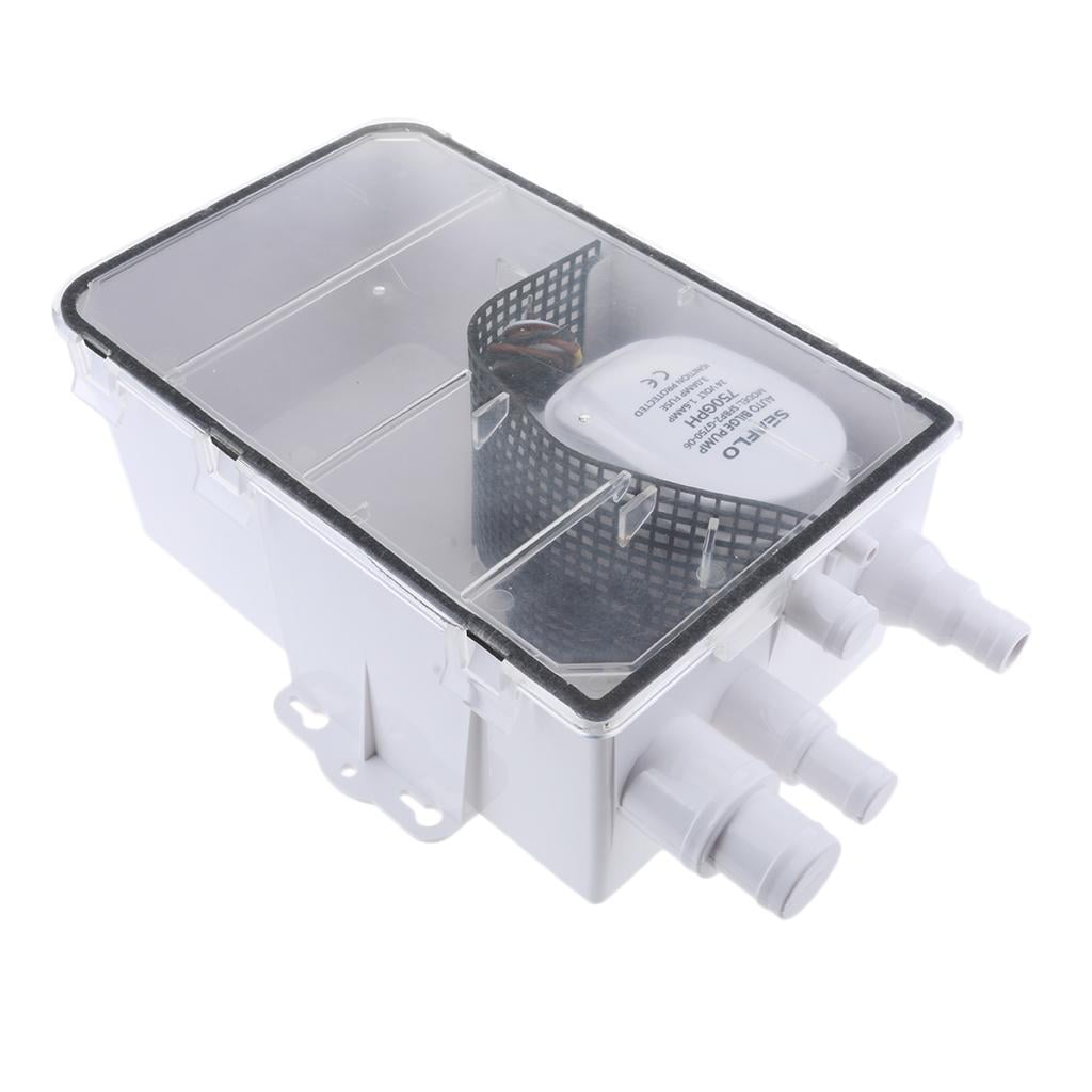 DC 24V Multi Inlet Boat Shower System, 600 GPH, 3/4 inch Discharge ...