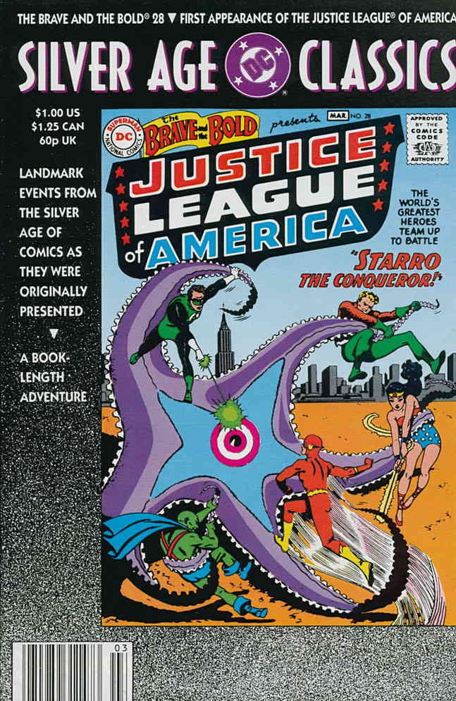 DC Silver Age Classics The Brave and the Bold #28 VF ; DC Comic Book ...