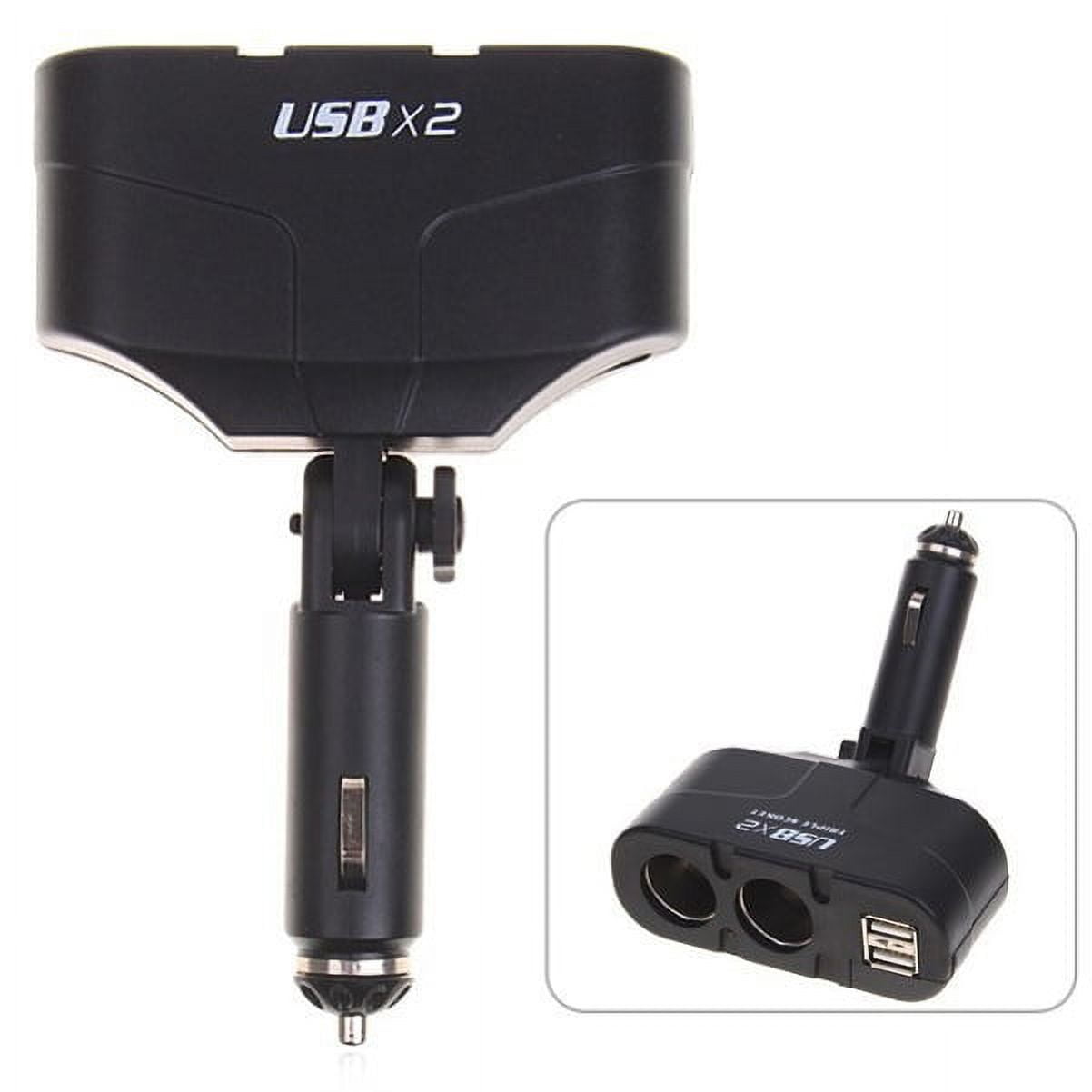 DC Socket Car Charger Splitter for Nokia G400 5G Phone - 2-Port USB ...