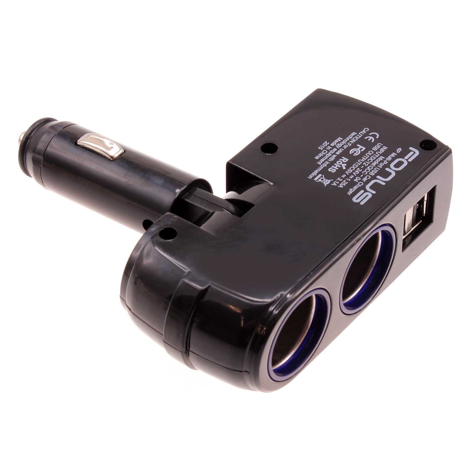 DC Socket Car Charger Splitter for Samsung Galaxy A05/A04e/A03s - 2 ...