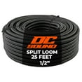 DC Sound 1/2" 13mm 25 Feet Split Wire Loom Cable Sleeves Conduit ...