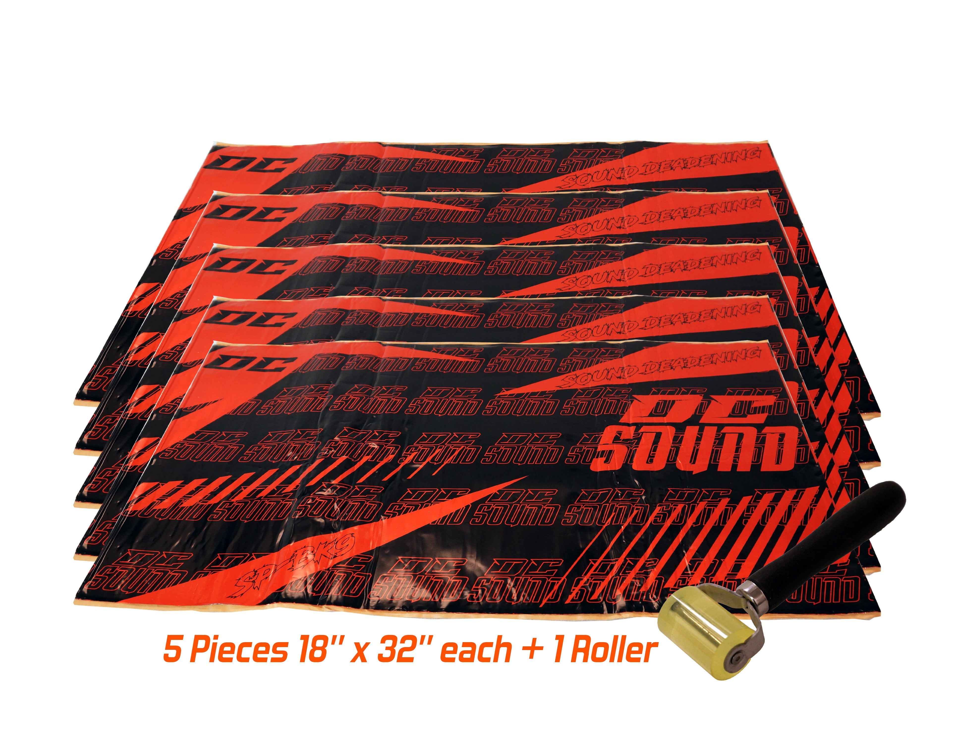 DC Sound SP-BK5 5 Sheets 18" x 32" Sound Deadening Noise Insulation ...